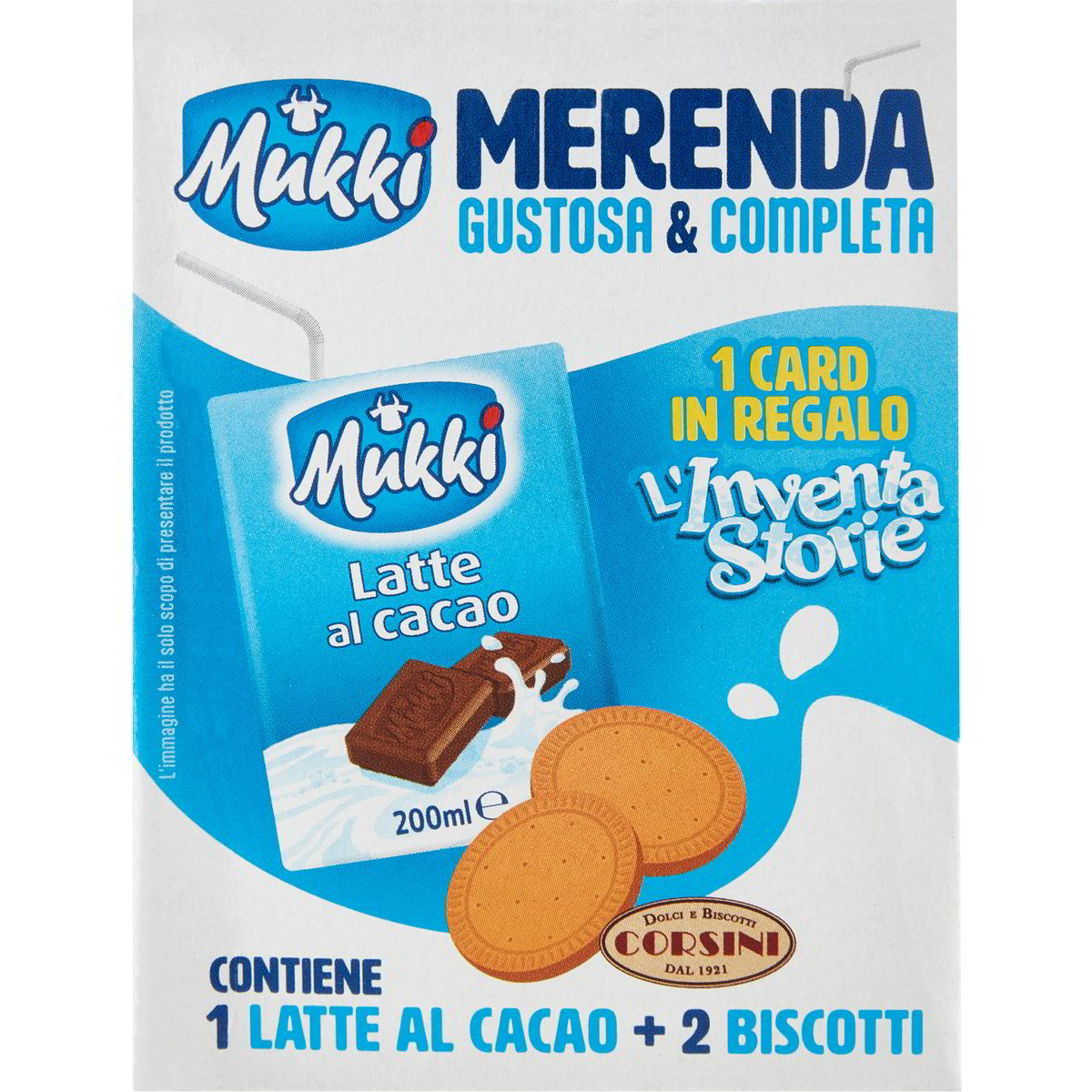 Merenda snack latte al cacao e biscotti MUKKI 1 PZ - Coop Shop