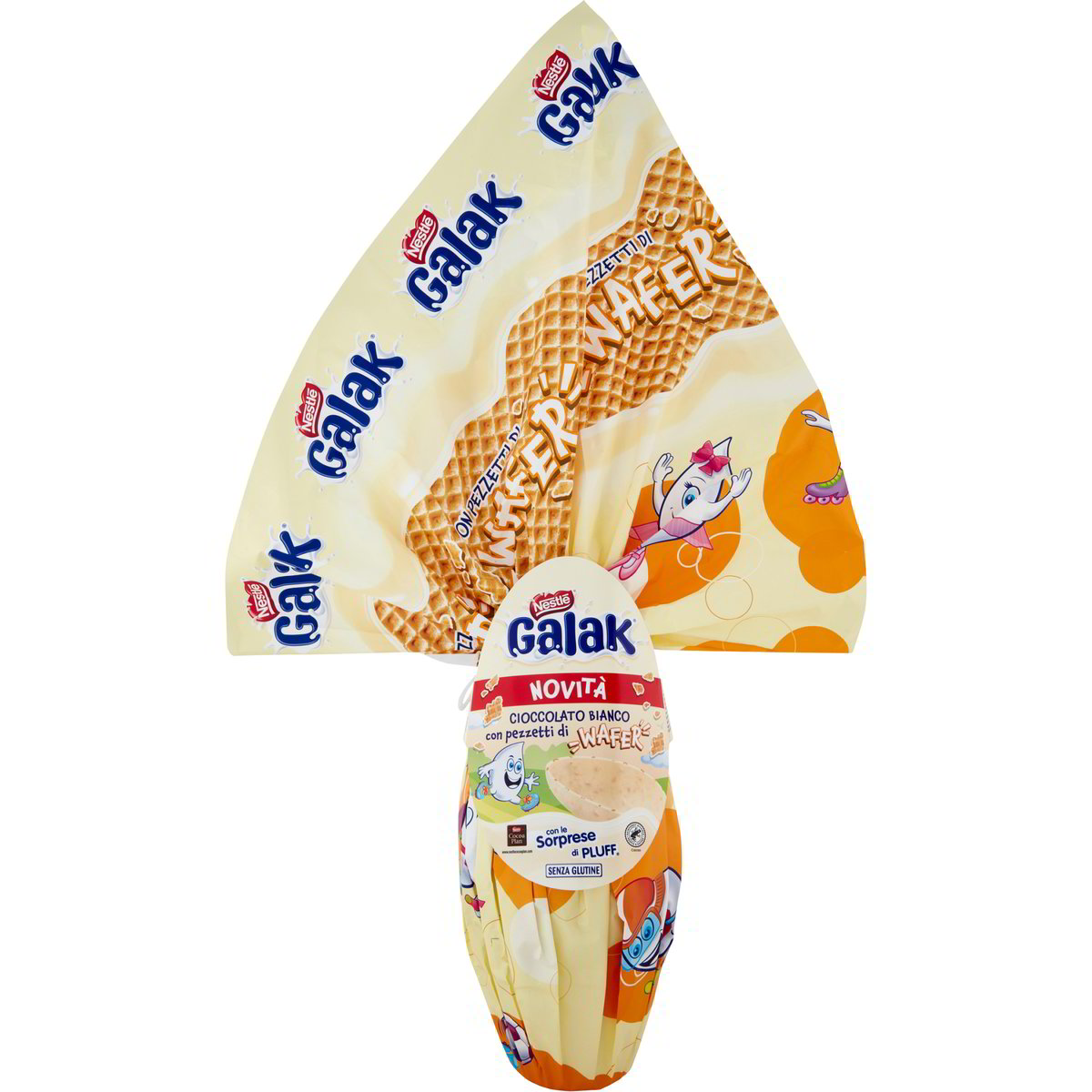 Uovo di pasqua cioccolato bianco/wafer galak NESTLÉ 230 G - Coop Shop