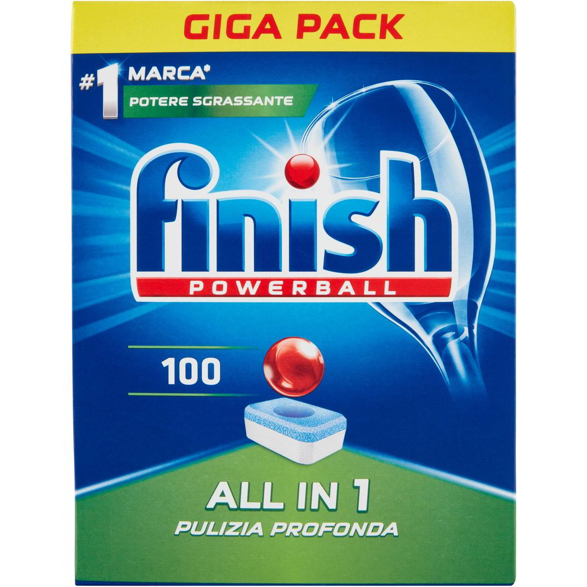 Detersivo lavastoviglie all in 1 regular 100 tabs FINISH 1600 ML - Coop ...