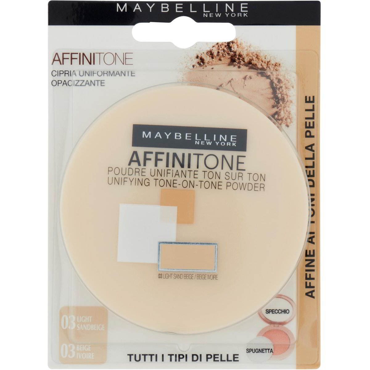 Cipria affinitone 03 light MAYBELLINE 1 PZ - Coop Shop