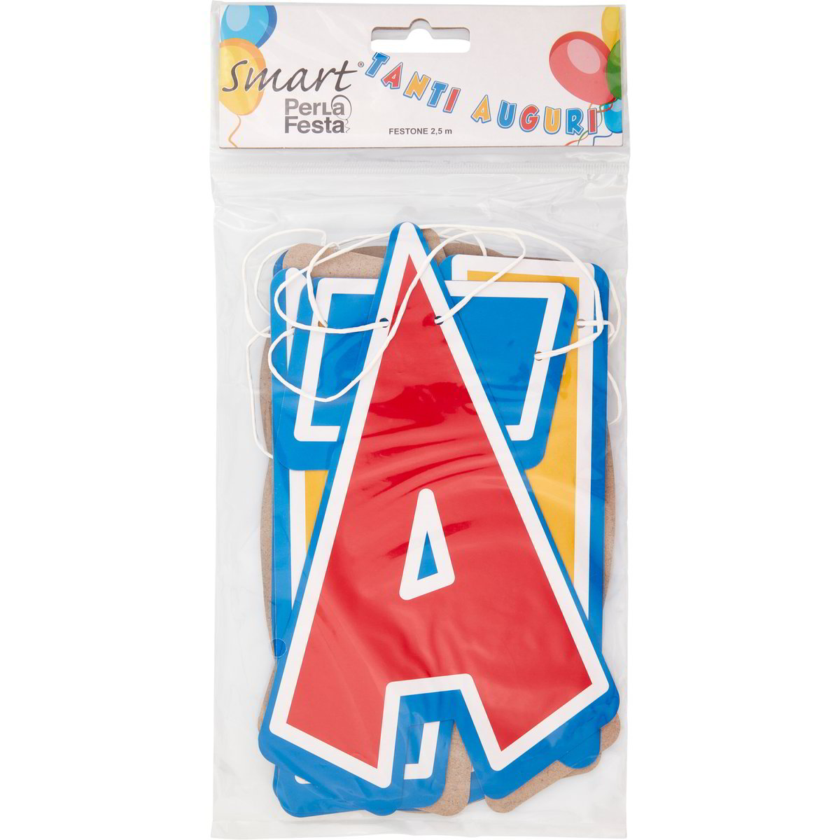 Decorazioni festa festone "tanti auguri" PERLAFESTA 1 PZ - Coop Shop