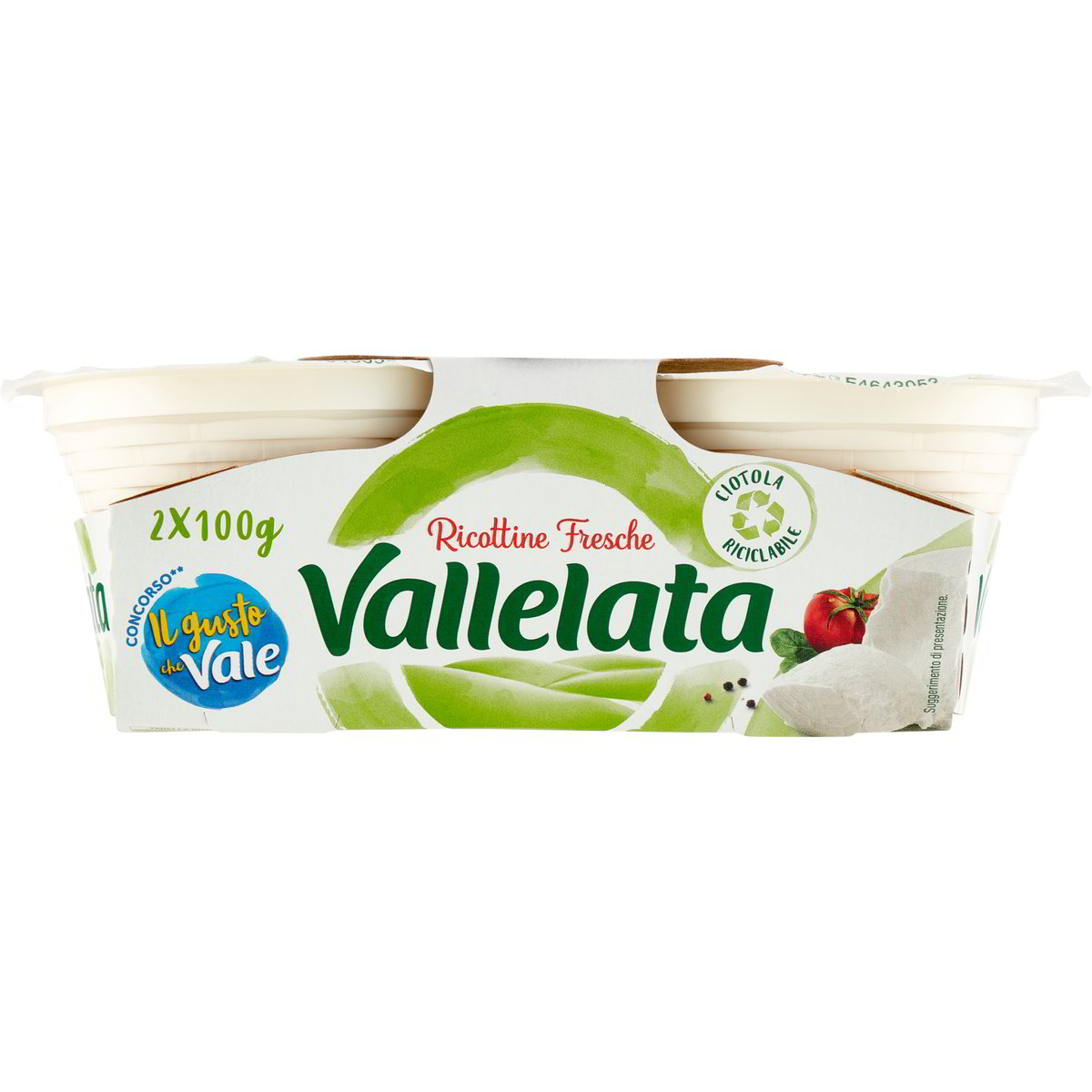 Ricotta VALLELATA 2 X 100 G - Coop Shop