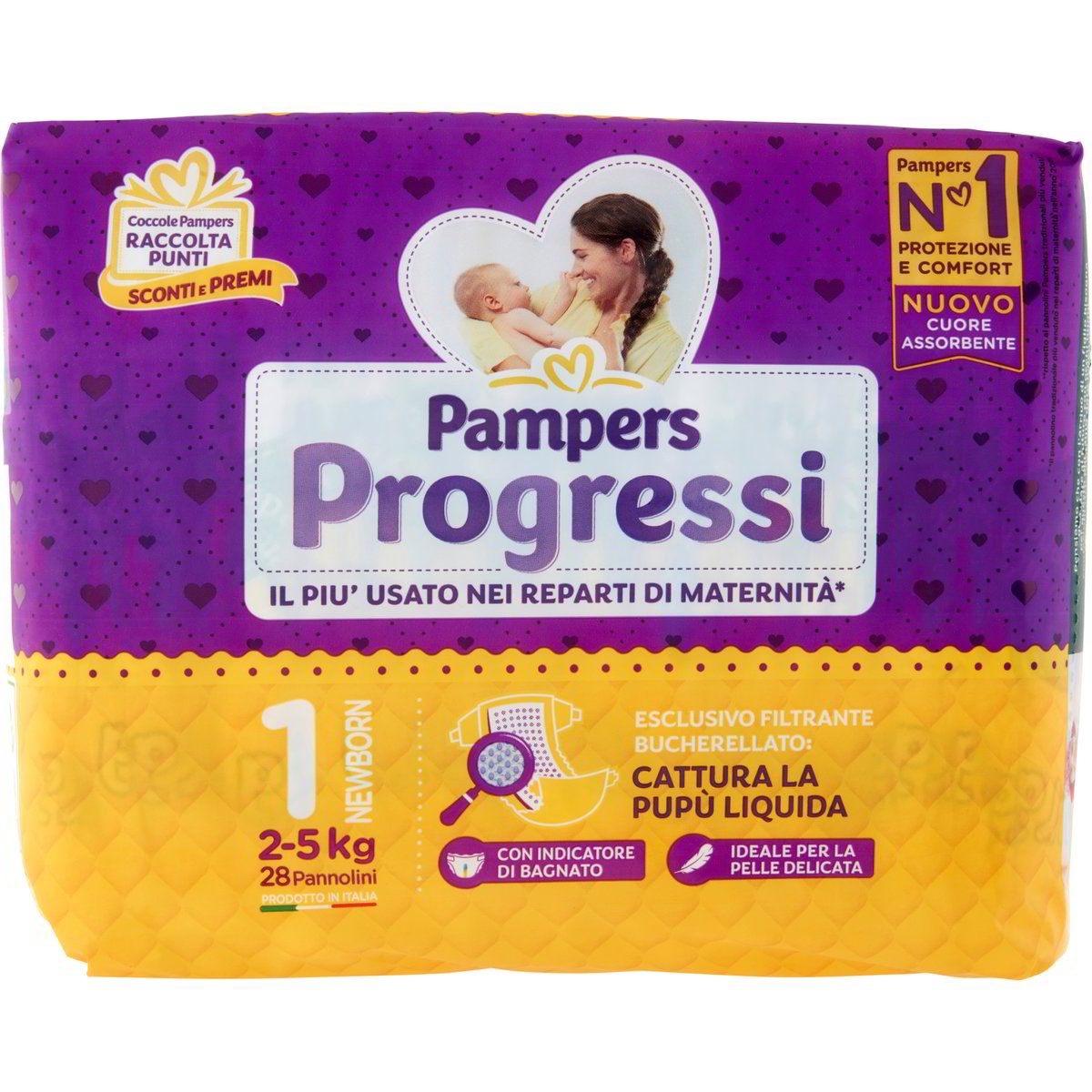 Pannolini progressi newborn x28 PAMPERS 1 PZ - Coop Shop