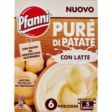 Purè di patate con latte PFANNI 190 G - Coop Shop