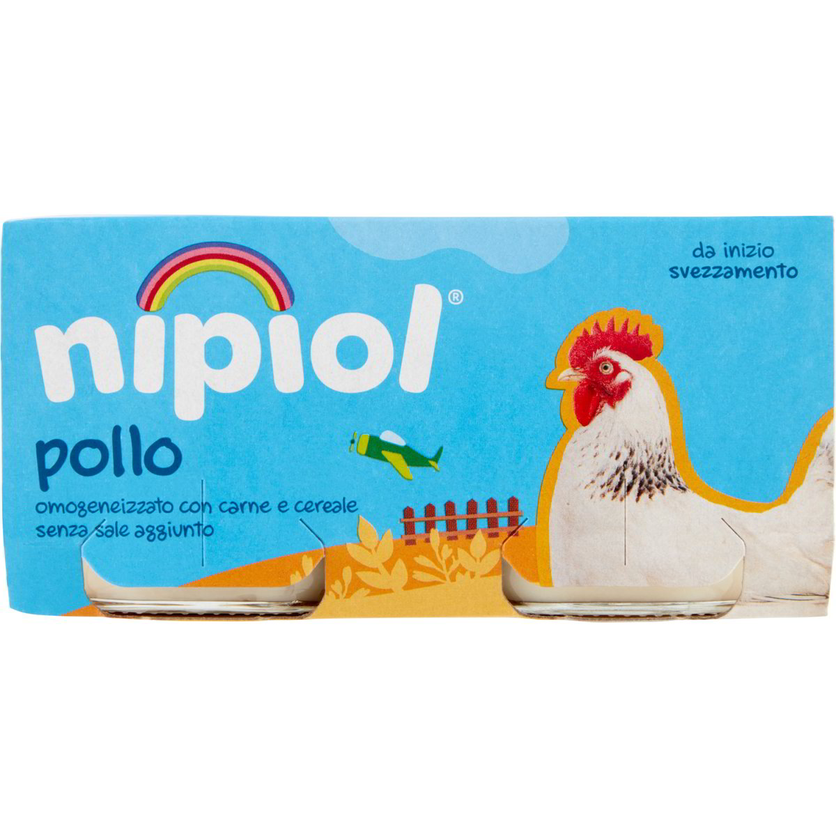 Omogeneizzato pollo e cereale NIPIOL 2 X 80 G - Coop Shop