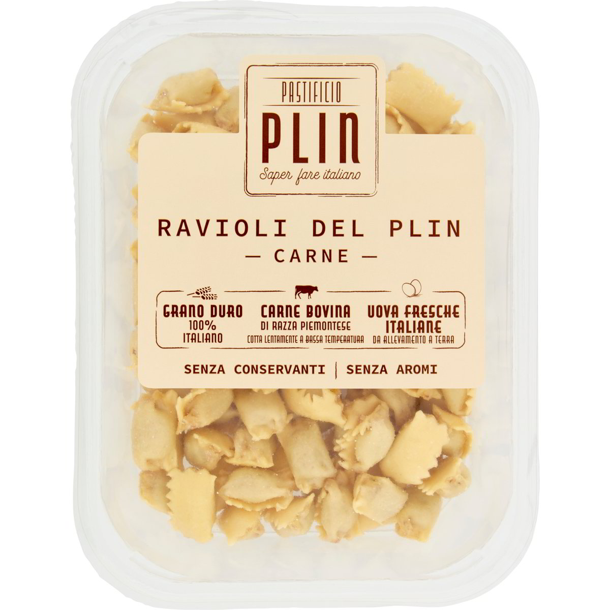 Ravioli del plin con carne bovina piemontese PASTIFICIO PLIN 250 G ...