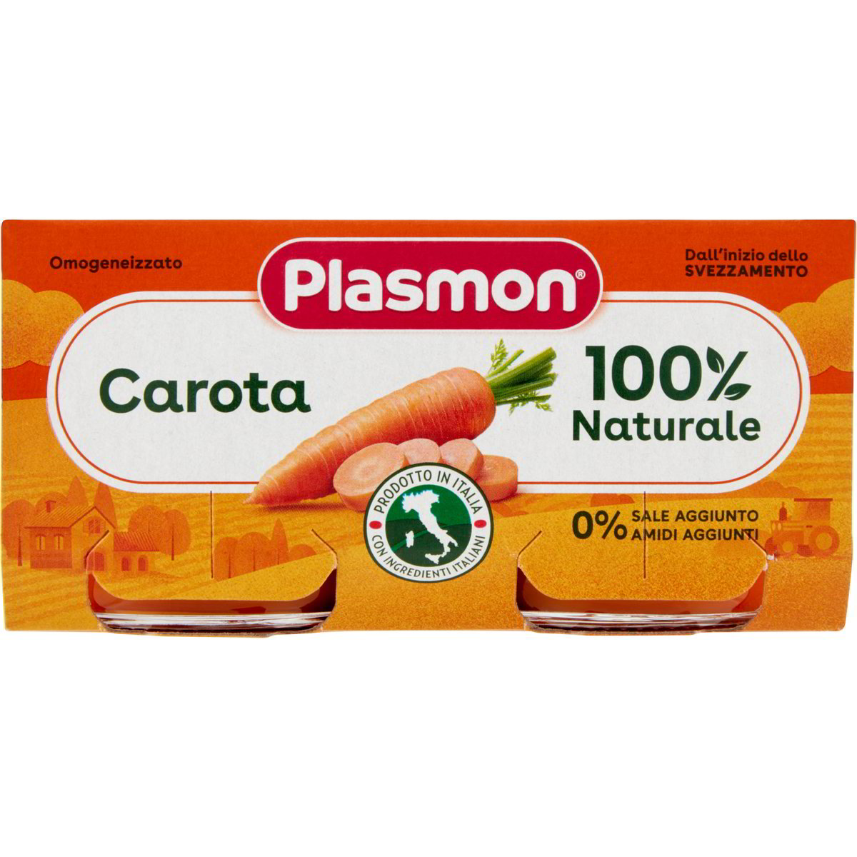 Omogeneizzato carota PLASMON 2 X 80 G - Coop Shop
