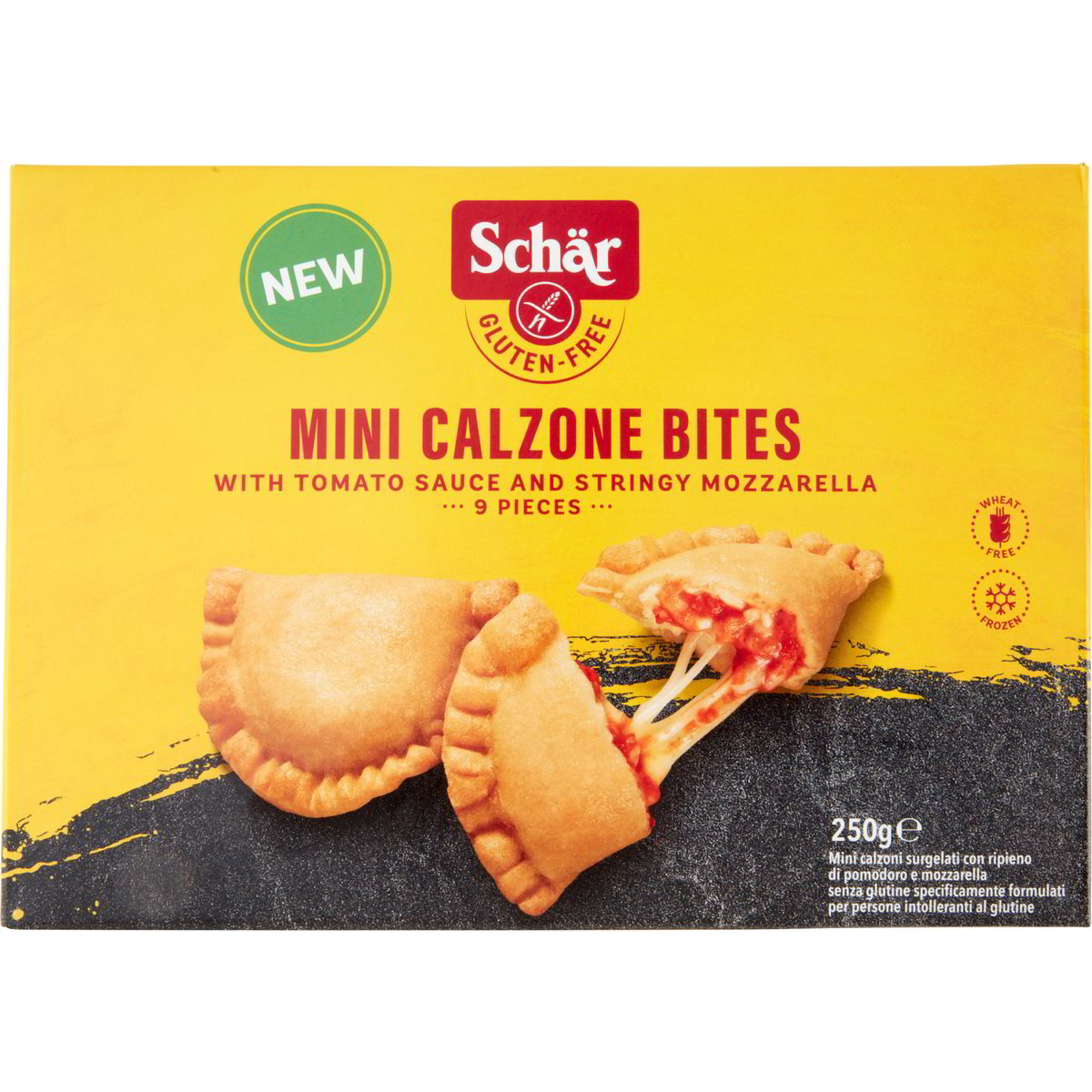 Calzone mini bites pomodoro mozzarella x9 SCHAR 250 G - Coop Shop