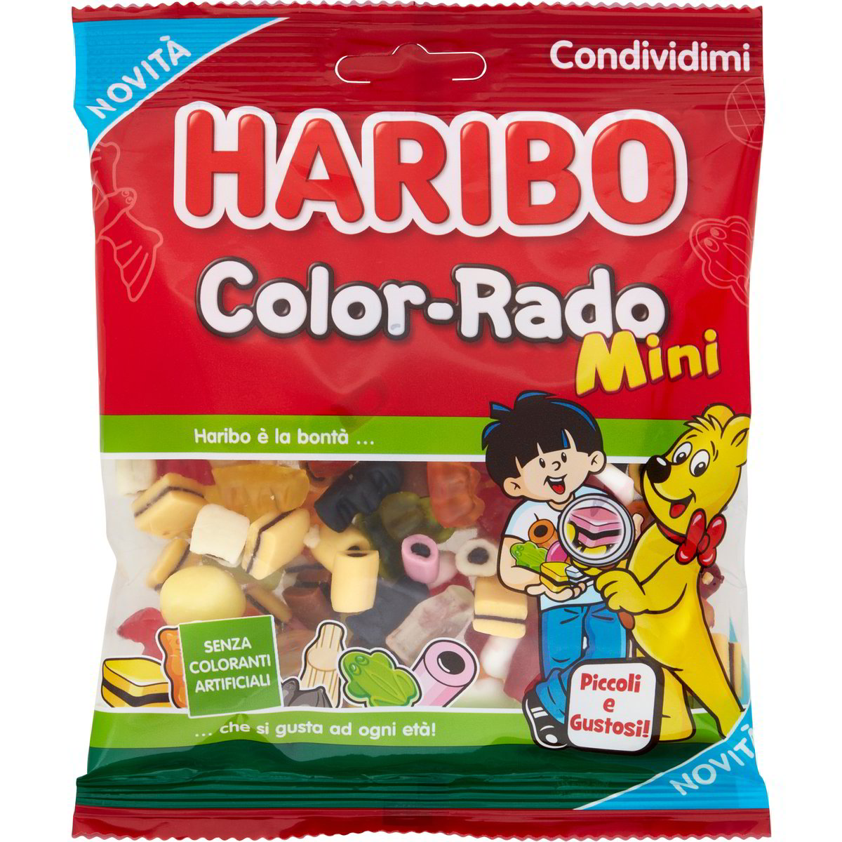 Caramelle assortite color-rado mini HARIBO 140 G - Coop Shop