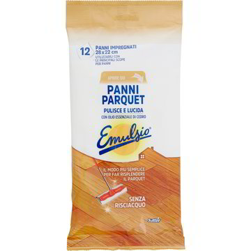 Panni umidificati pavimenti parquet x12 EMULSIO - Coop Shop