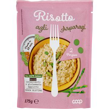 Risotto agli asparagi COOP 175 G - Coop Shop