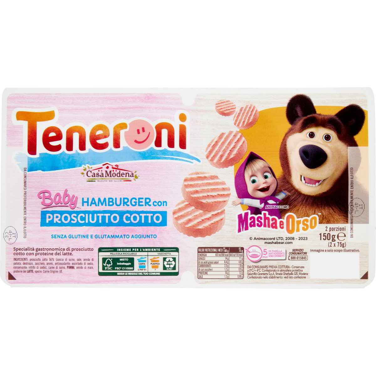 Teneroni di prosciutto cotto CASA MODENA 150 G - Coop Shop