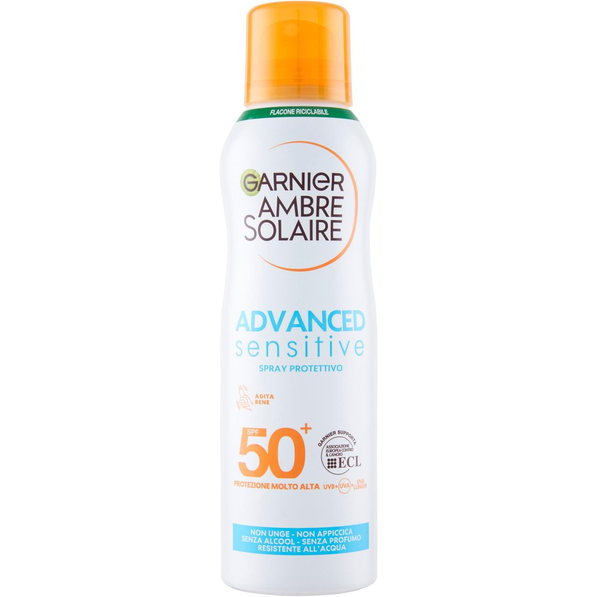 Spray solare advanced sensitive spf50+ GARNIER - AMBRE SOLAIR 200 ML ...