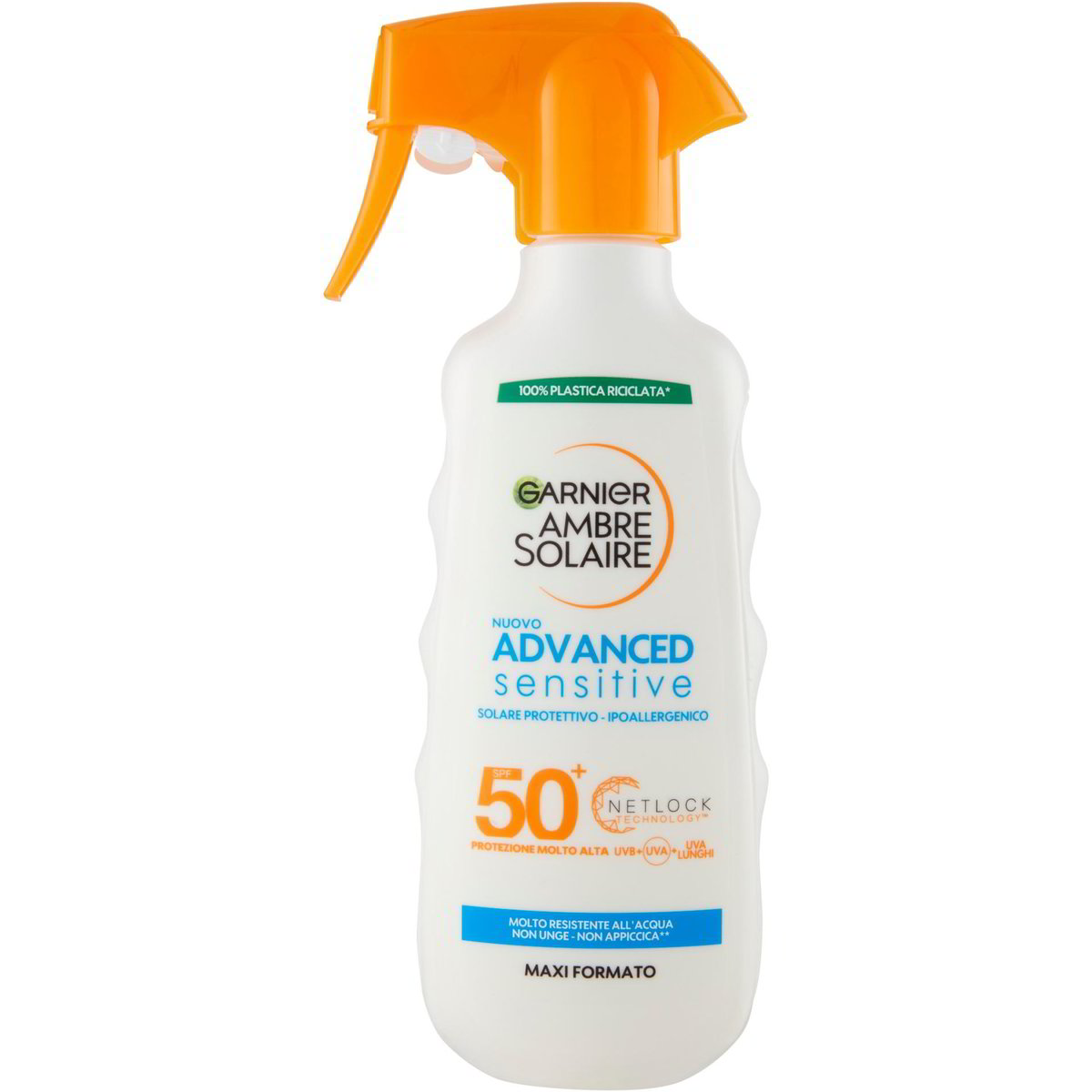 Spray solare advanced sensitive spf50+ GARNIER - AMBRE SOLAIR 300 ML ...
