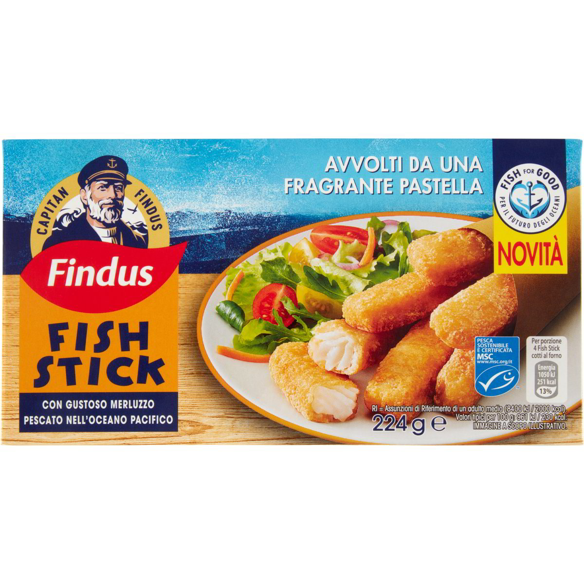 Merluzzo fish stick FINDUS 224 G - Coop Shop