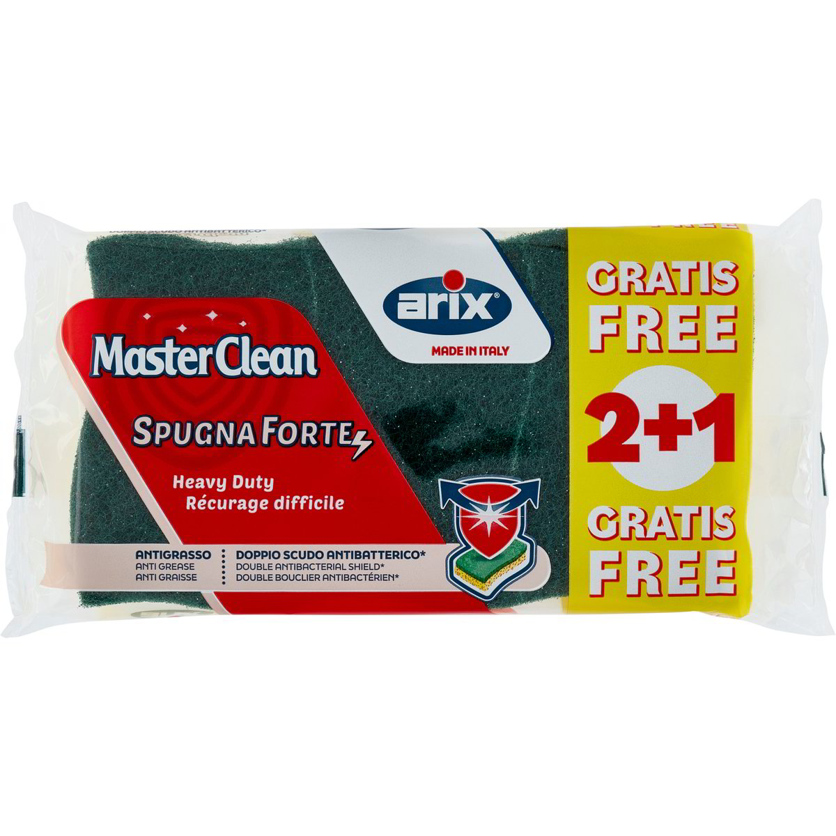 Spugna forte con antibatterico x3 ARIX 1 PZ - Coop Shop