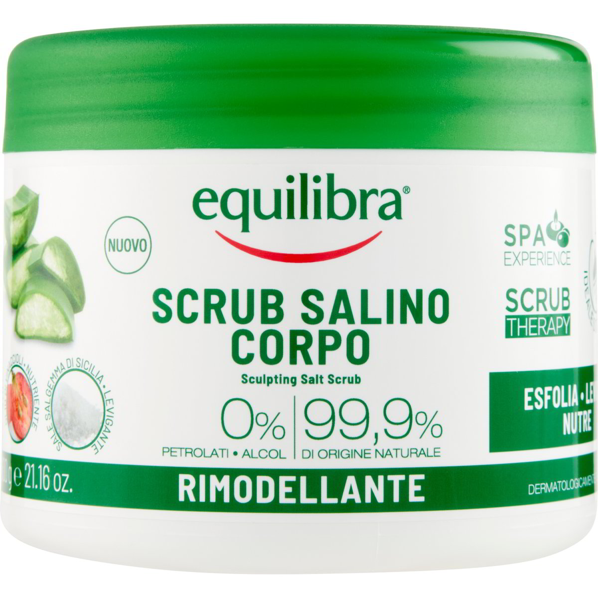Scrub salino corpo rimodellante EQUILIBRA 600 G - Coop Shop