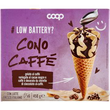 Cono gelato al caffè x6 COOP 450 G - Coop Shop