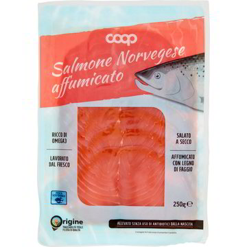 Salmone norvegese affumicato COOP 250 G - Coop Shop
