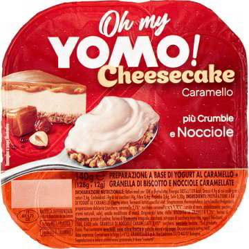 Yogurt bianco cheesecake caramello crumble nocciol YOMO 140 G - Coop Shop
