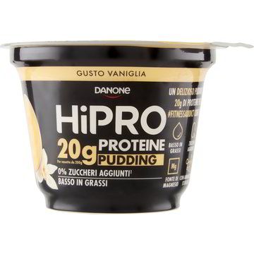 Budino proteico gusto vaniglia pudding hipro DANONE 200 G - Coop Shop