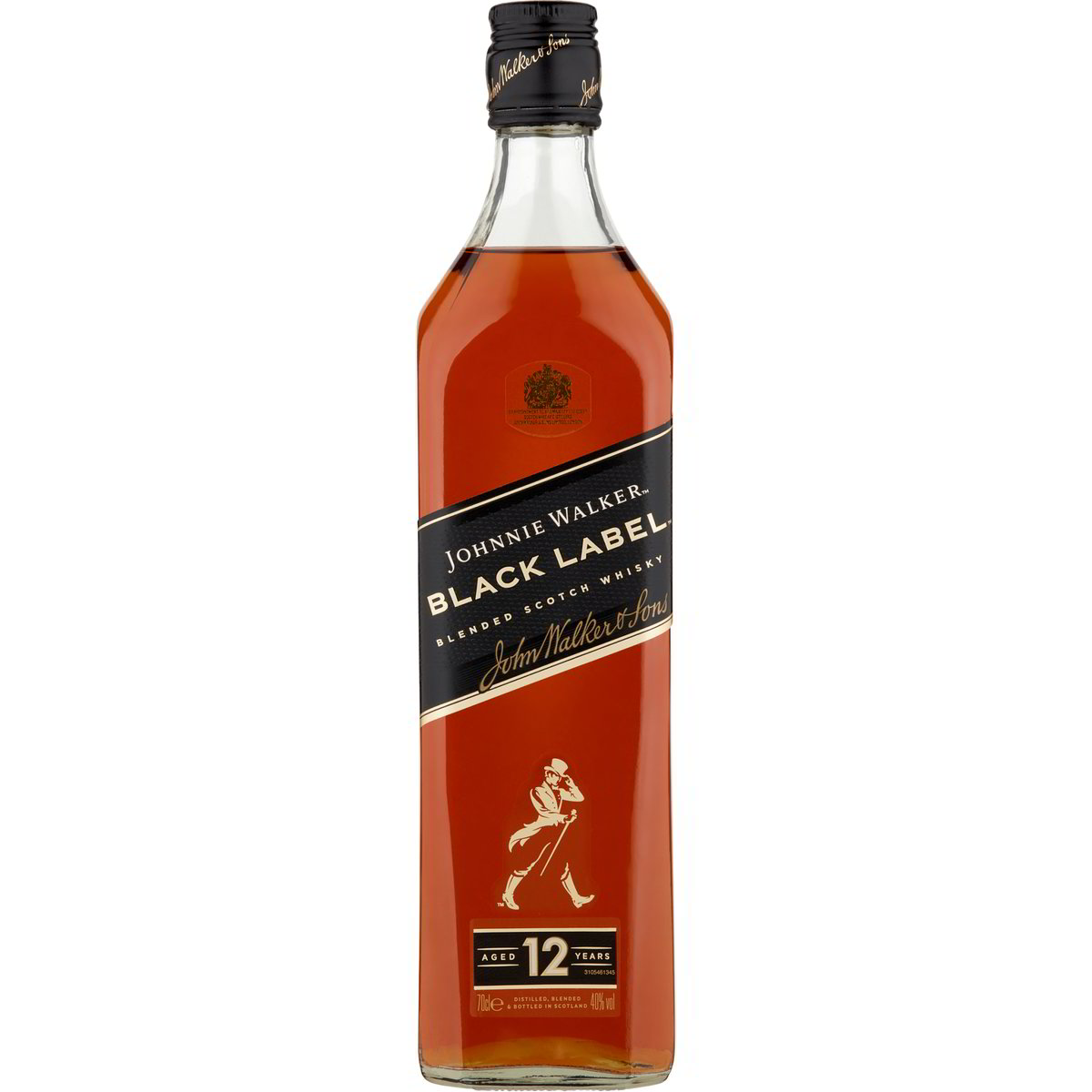 Whisky blended scotch black label JOHNNIE WALKER 700 ML - Coop Shop