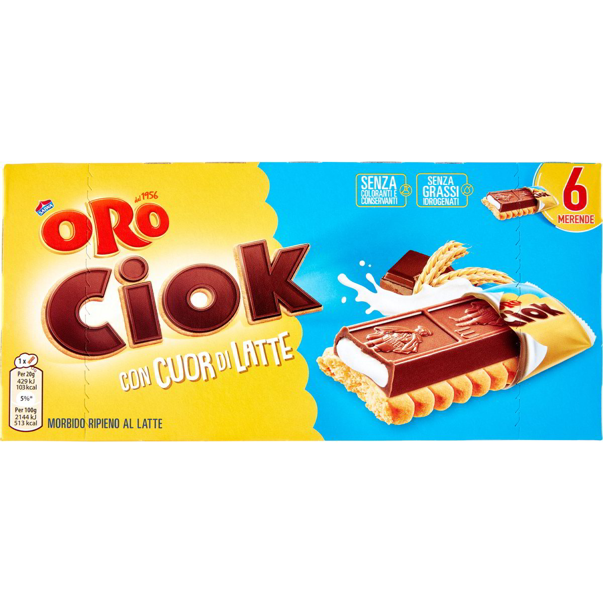 Biscotti con cioccolato e crema al latte ORO CIOCK 120 G - Coop Shop