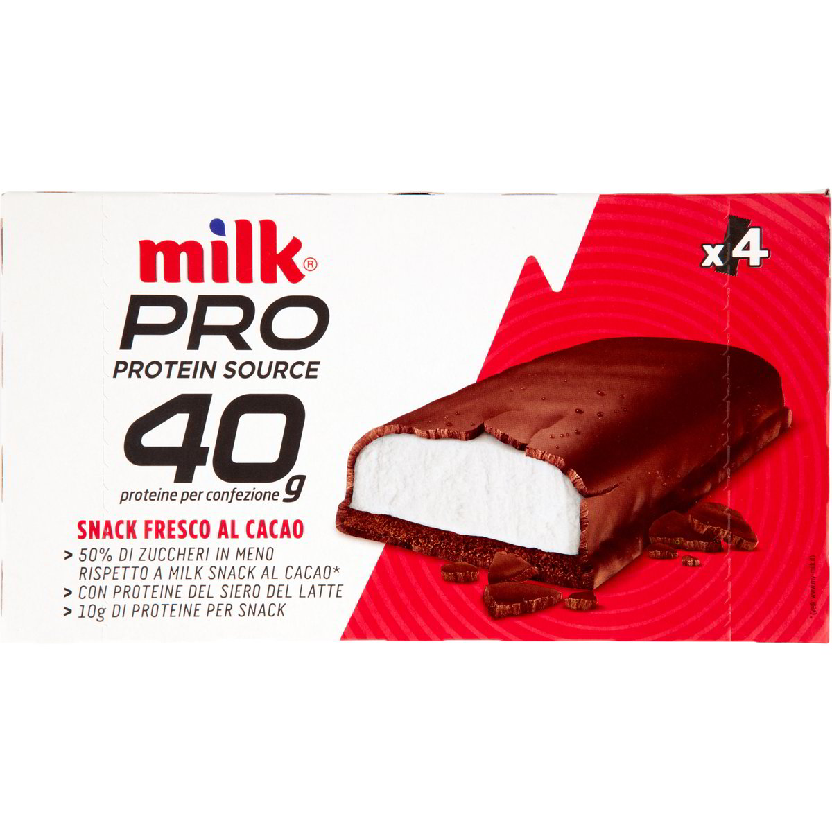 Merenda snack proteico al cacao x4 MILK 160 G - Coop Shop