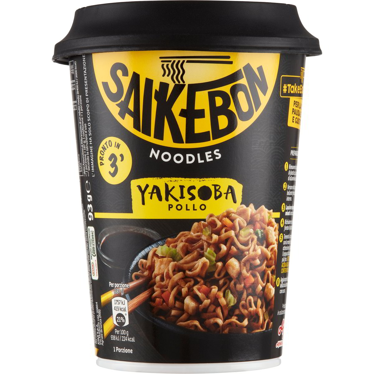 Noodles yakisoba con pollo saikebon STAR 93 G - Coop Shop