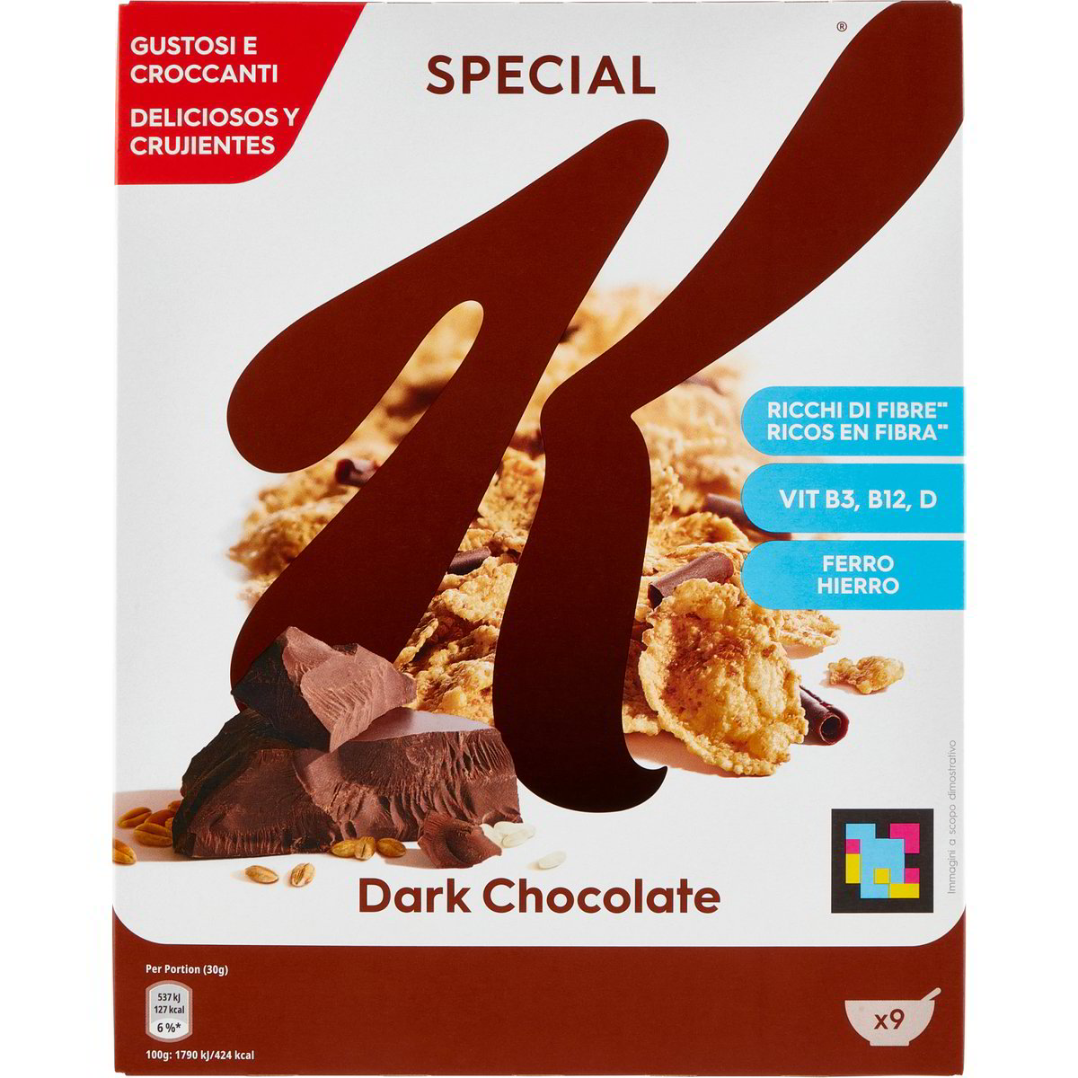 Cereali al cioccolato fondente special k KELLOGG'S 290 G - Coop Shop