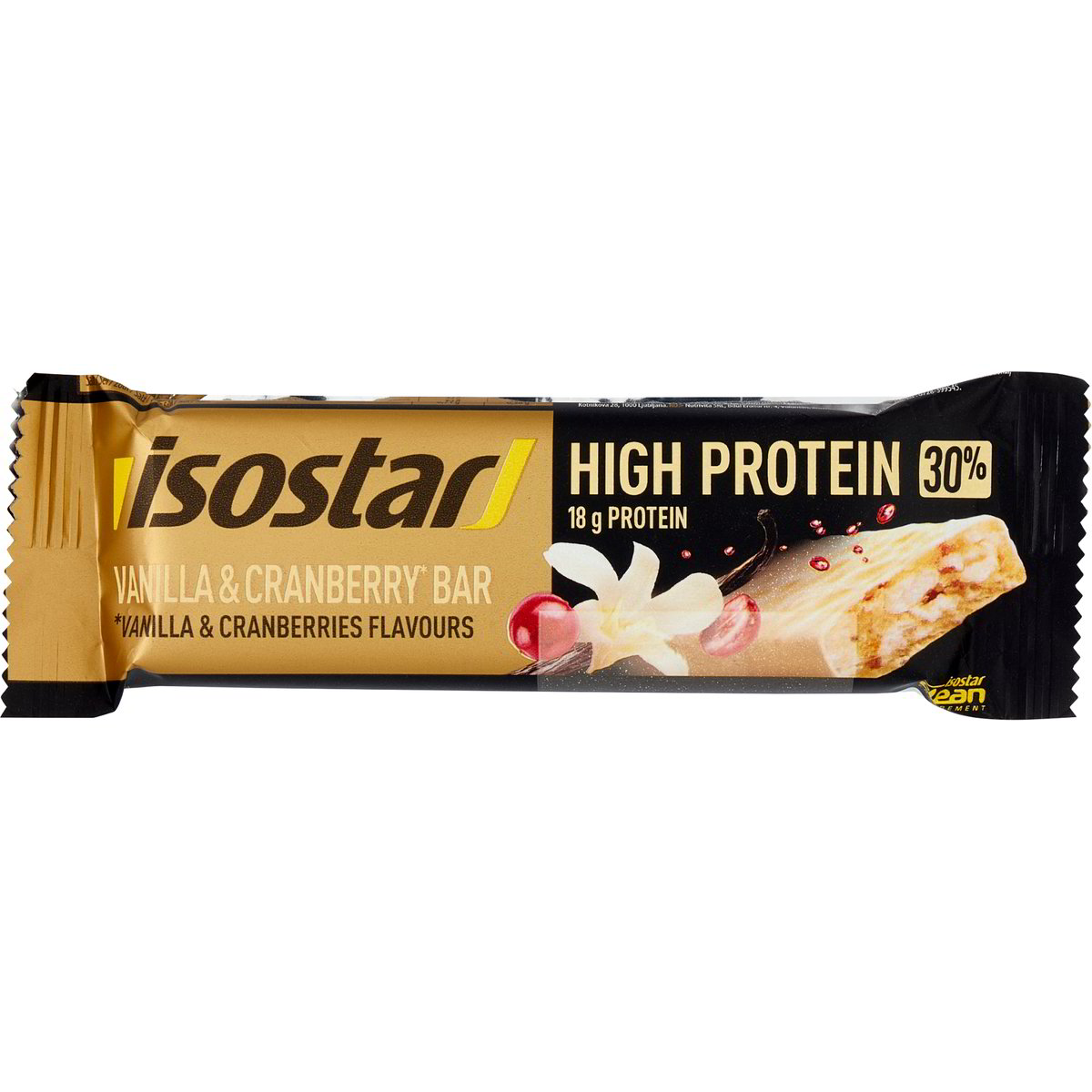 Barretta proteica vaniglia/mirtillo rosso ISOSTAD 55 G - Coop Shop