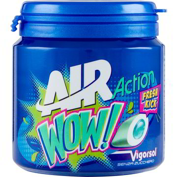Chewing gum air action wow fresh kick VIGORSOL 92 G - Coop Shop