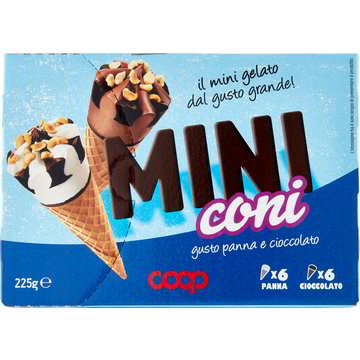 Cono gelato mini panna e cioccolato COOP 12 X 18,8 G - Coop Shop