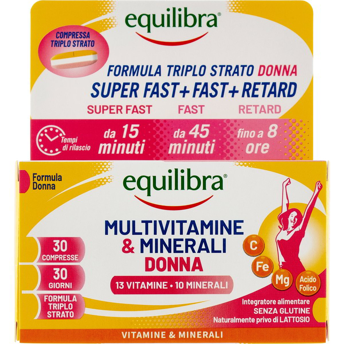Integratore alimentare vitamine&minerali donna x30 EQUILIBRA 45 G ...