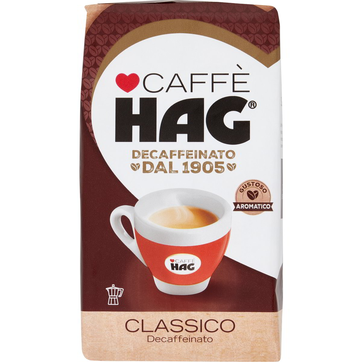 Caffè macinato arabica classico decaffeinato HAG 250 G - Coop Shop