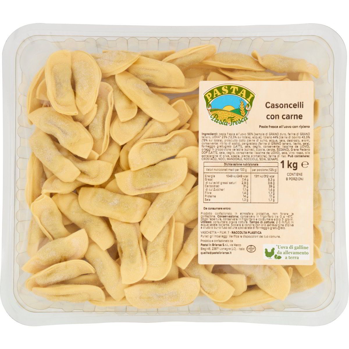 Casoncelli con carne PASTAI 1000 G - Coop Shop