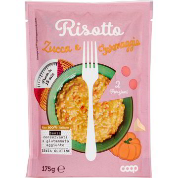 Risotto zucca e formaggio COOP 175 G - Coop Shop