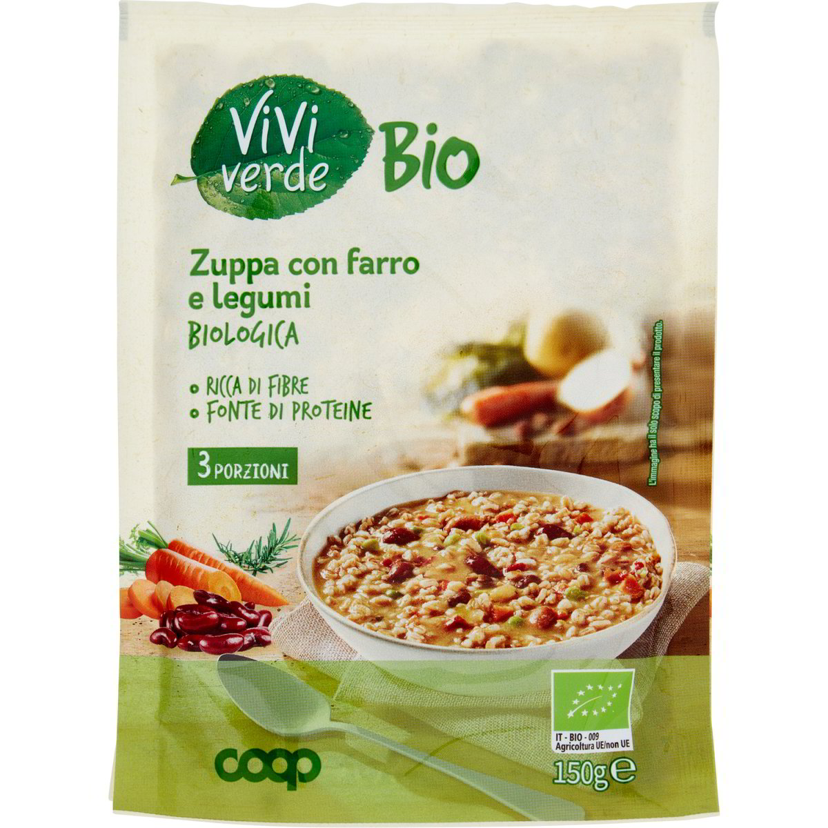 Zuppa farro e legumi COOP - VIVI VERDE 150 GR - Coop Shop