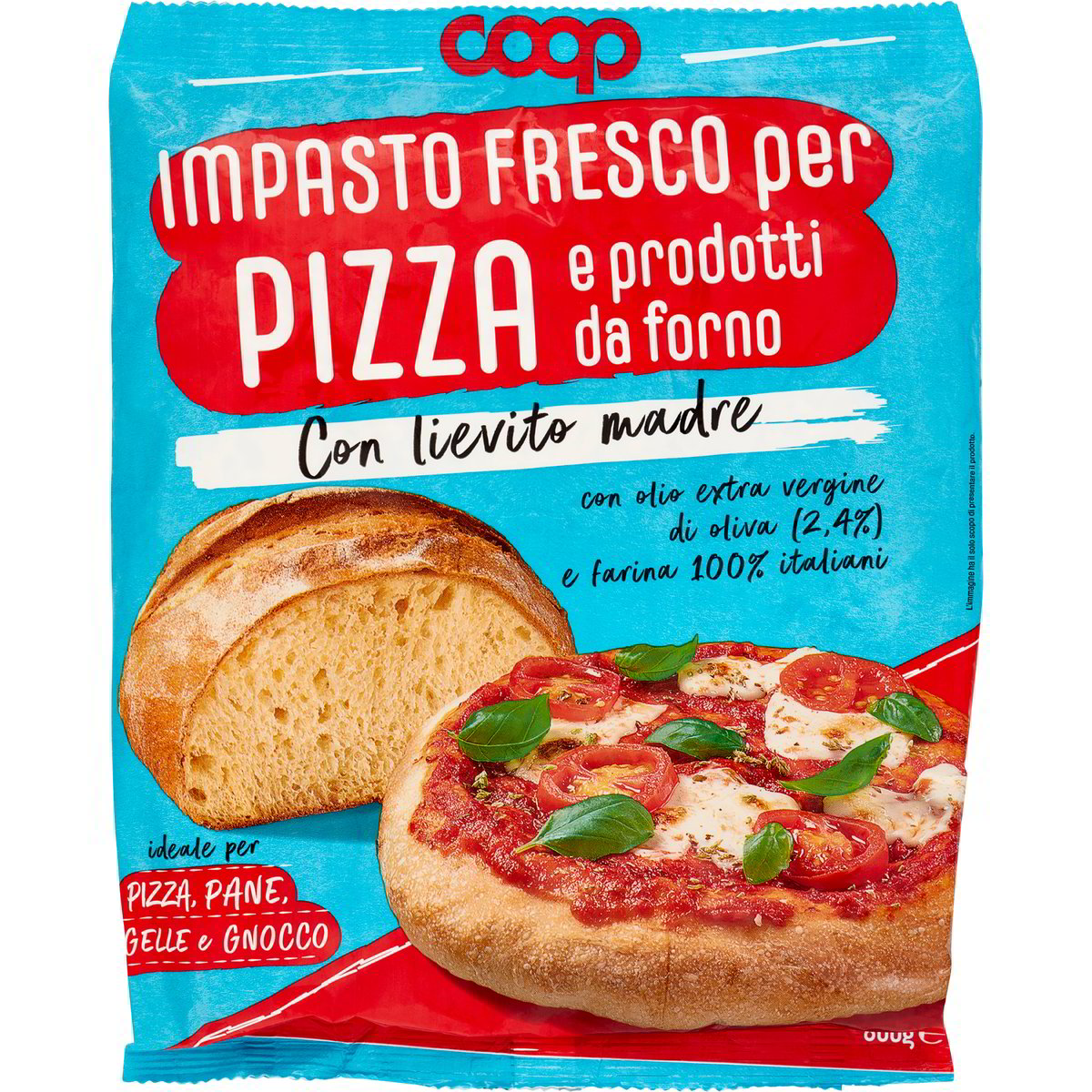 Pasta per pizza impasto fresco prodotti da forno COOP 800 G - Coop Shop