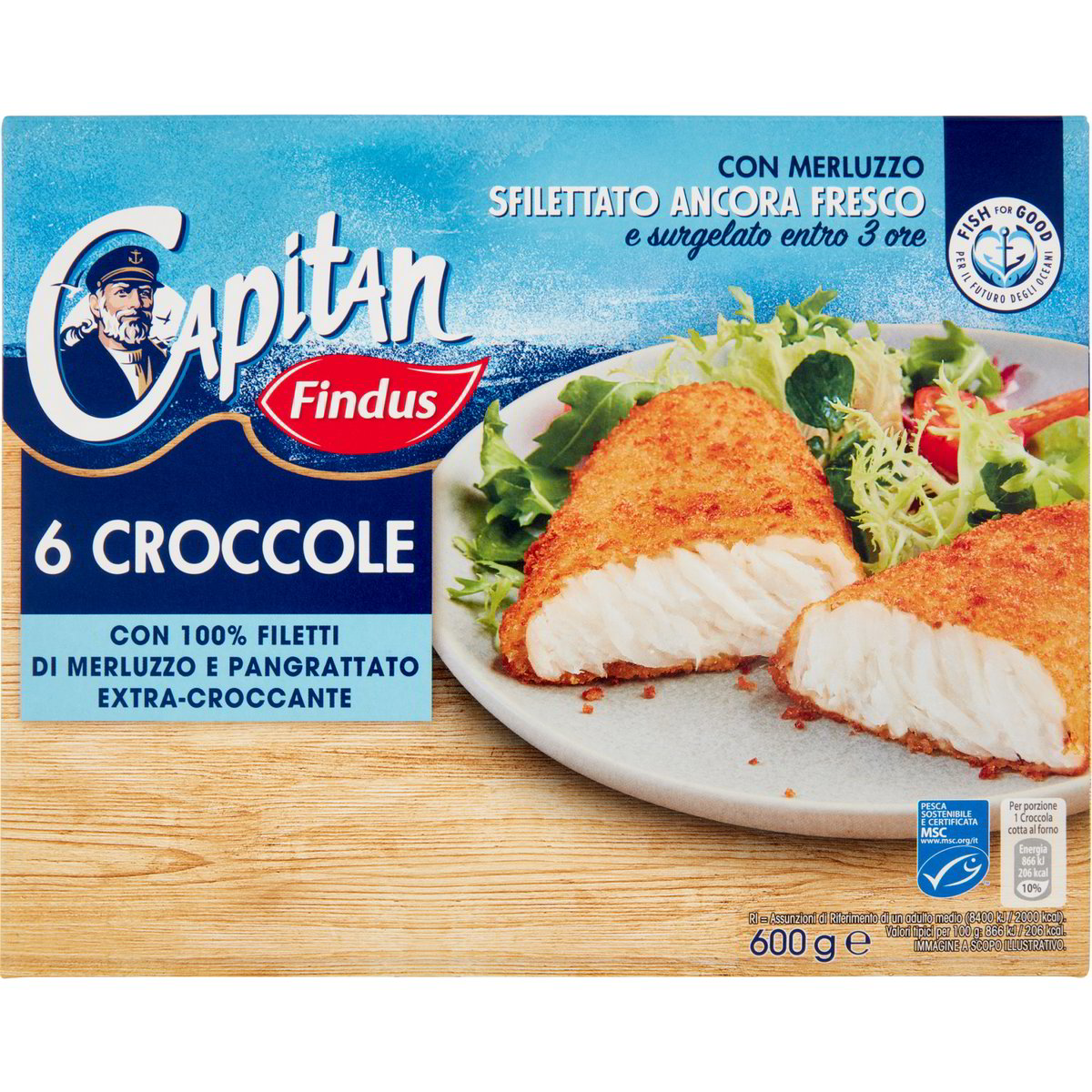 Merluzzo croccole classiche CAPITAN FINDUS 600 G - Coop Shop