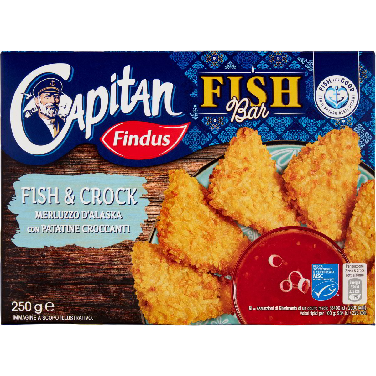 Merluzzo d'alaska con patatine fish&crock FINDUS 250 G - Coop Shop