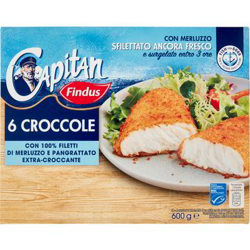 Merluzzo croccole classiche CAPITAN FINDUS 600 G - Coop Shop