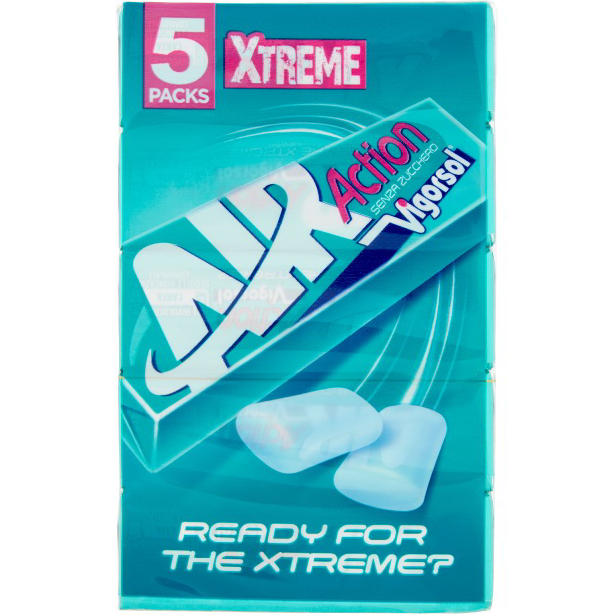 Chewing gum air action xtreme x5 VIGORSOL 66 G - Coop Shop