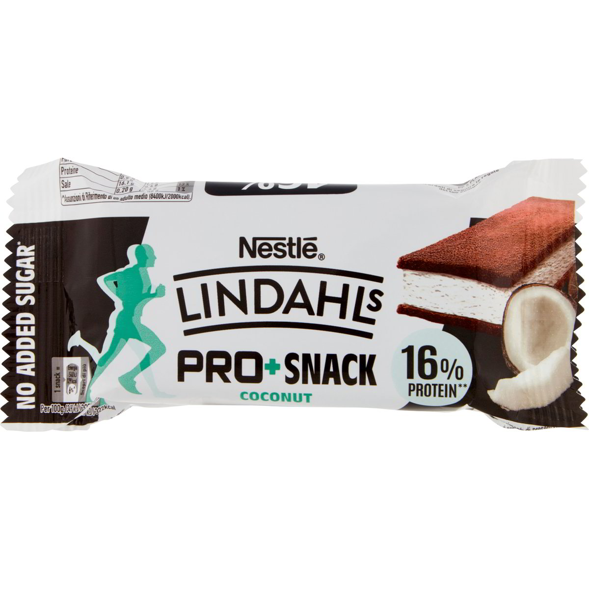 Snack proteico cocco con pan di spagna lindahls NESTLÉ 3 X 40 G - Coop Shop