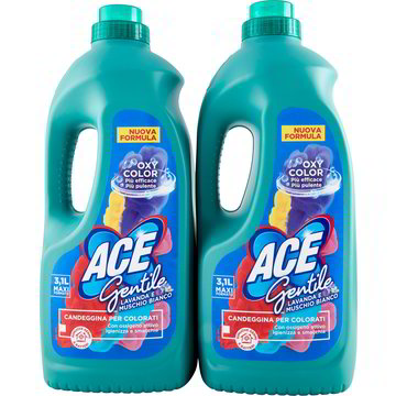 Candeggina gentile colorati lavanda/muschio bianco ACE 2 X 3100 ML ...