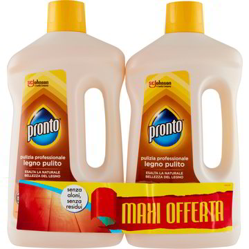 Detergente pavimenti legno pulito x2 PRONTO 2 X 750 ML - Coop Shop