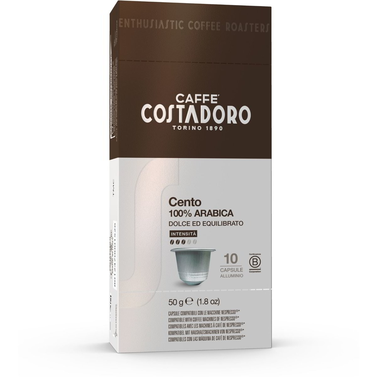 Capsule caffè cento arabica dolce/equilibrato x10 COSTADORO - NESPRESSO ...