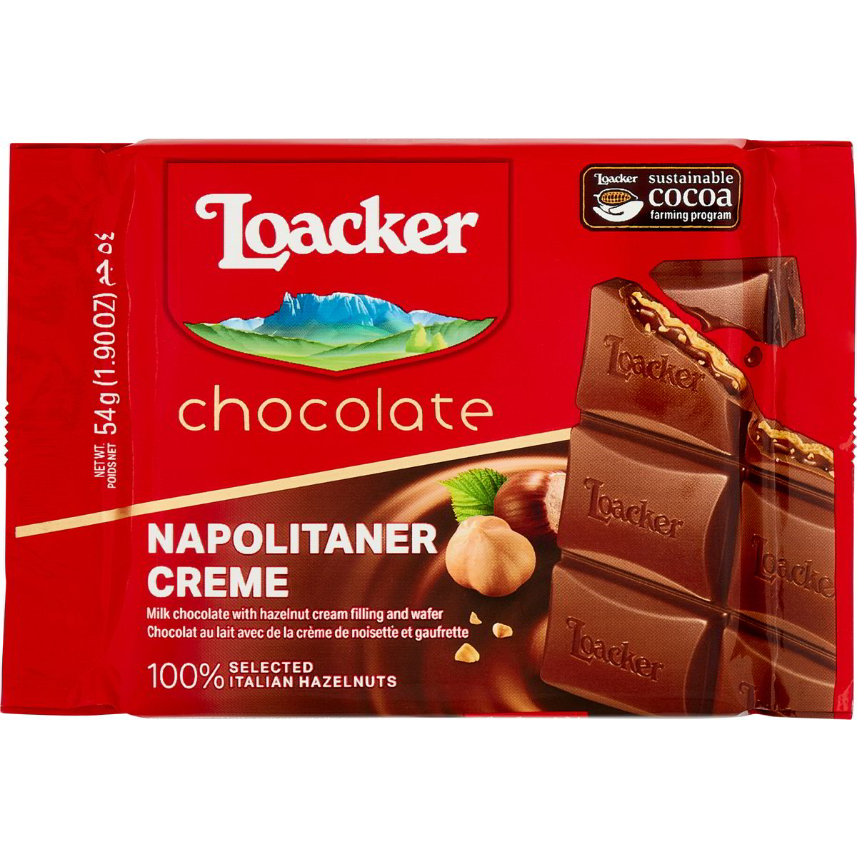 Wafer al cioccolato napolitaner LOACKER 54 G - Coop Shop