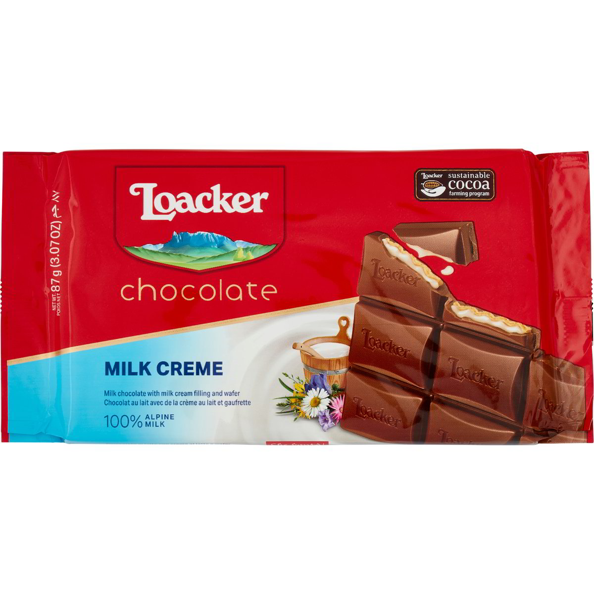 Tavoletta cioccolato al latte specialty milk creme LOACKER 87 G - Coop Shop