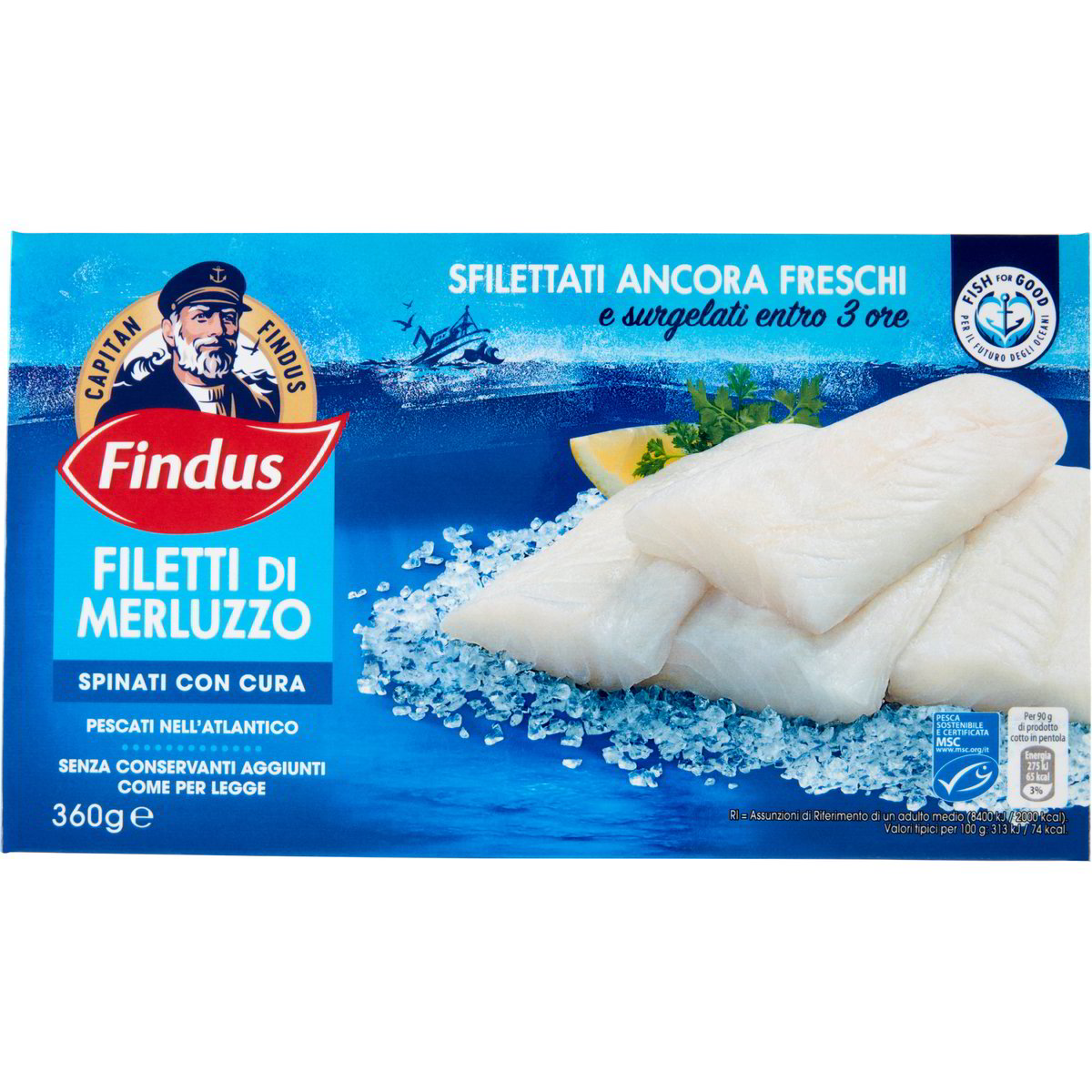 Merluzzo filetto FINDUS 360 G - Coop Shop